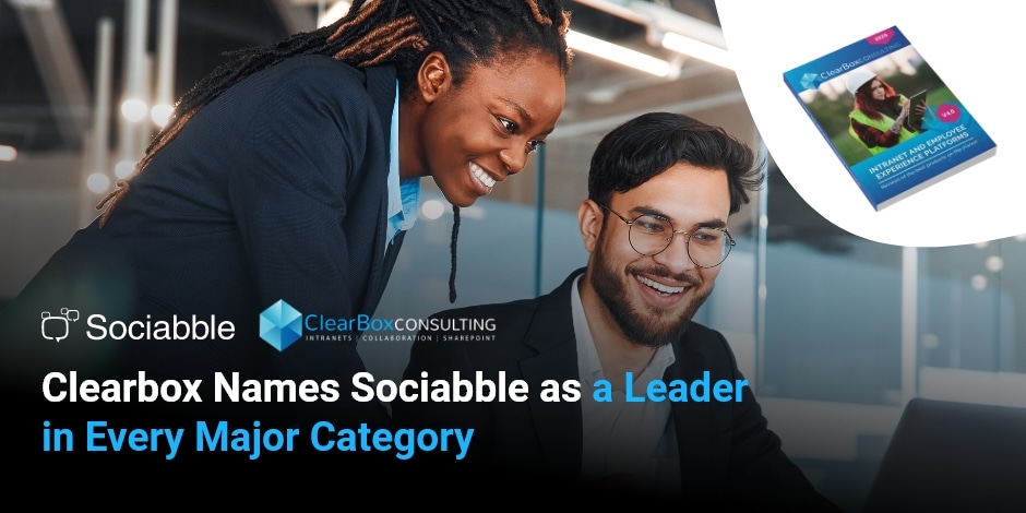 Sociabble Top-Ranked in ClearBox 2025 Intranet Report